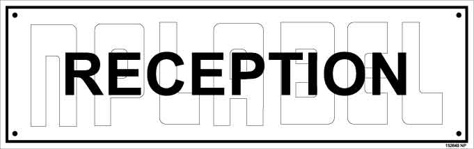 Office Name Plates reception